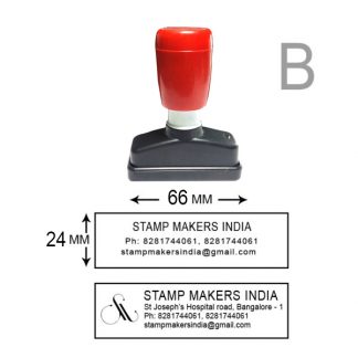 Proprietor Stamp 23mm X 63mm Dura, Pre Ink Stamp, Address Stamp, For ...