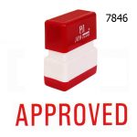 APPROVED STOCK STAMP, APPROVED PRE-INK STOCK STAMP, computerised ...