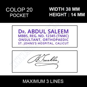 Pocket Stamp, Colop Pocket Stamp, Pre Inked Pocket stamp, Pocket stamp ...