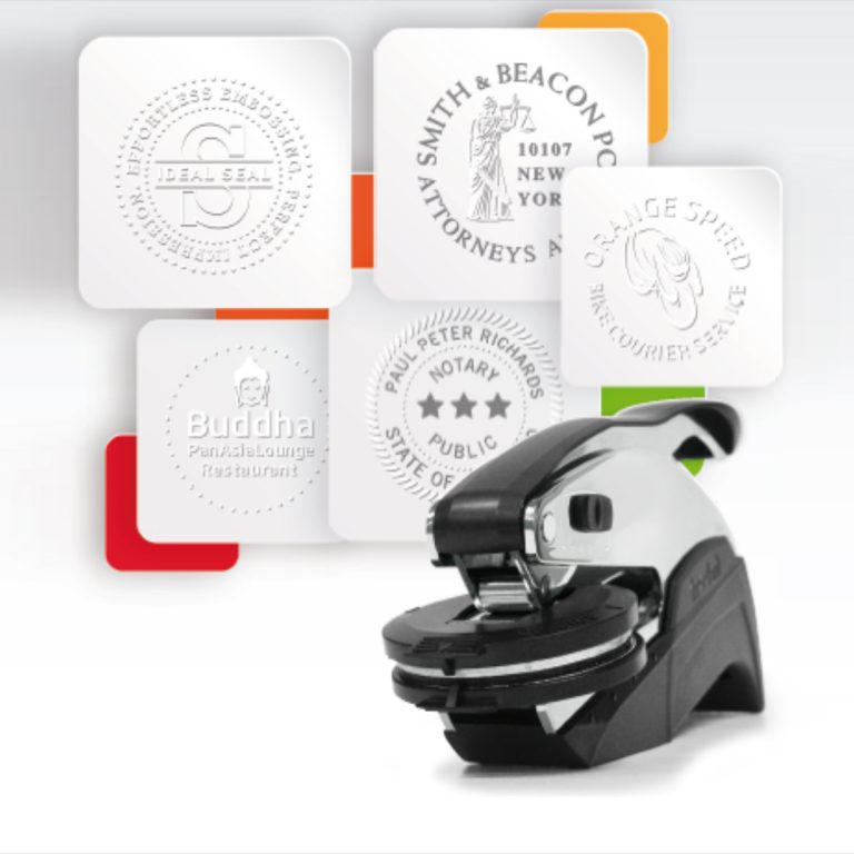 40 mm Notary Embosser , Embossing Stamp, Common Stamp, Embossing seal ...