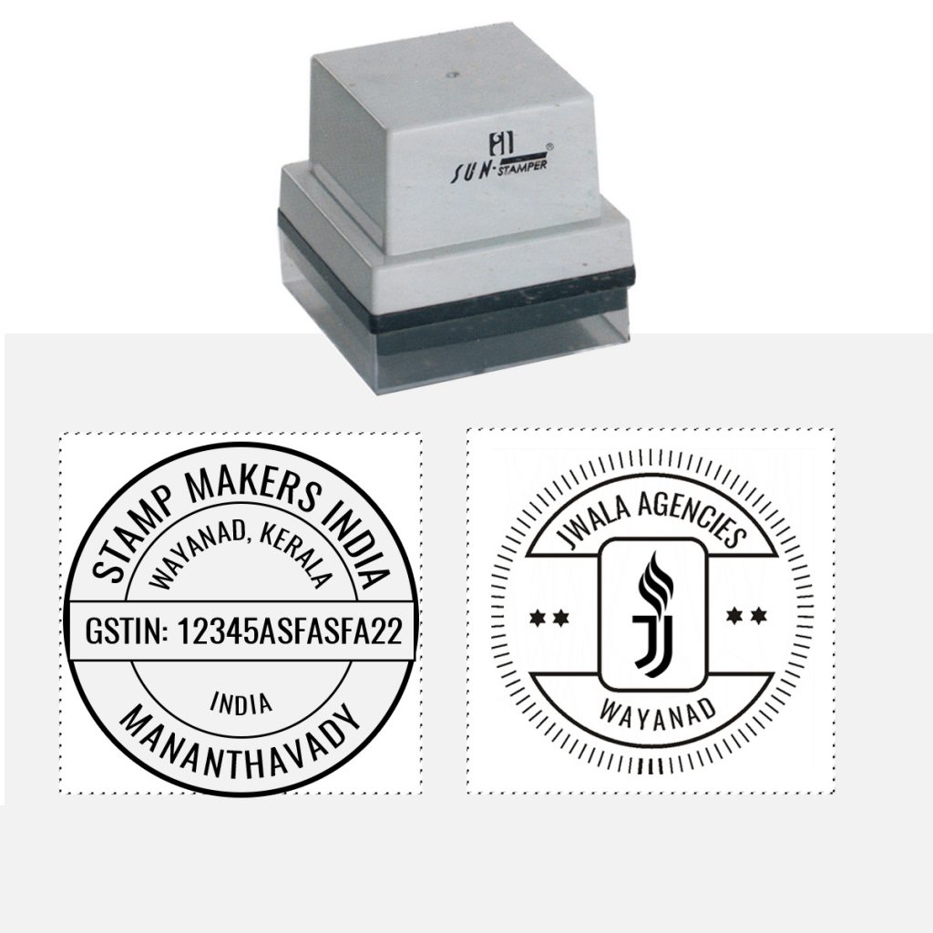 Round Stamp 55x55 mm :: Online Stamp Makers India, Stamp Makers Online ...