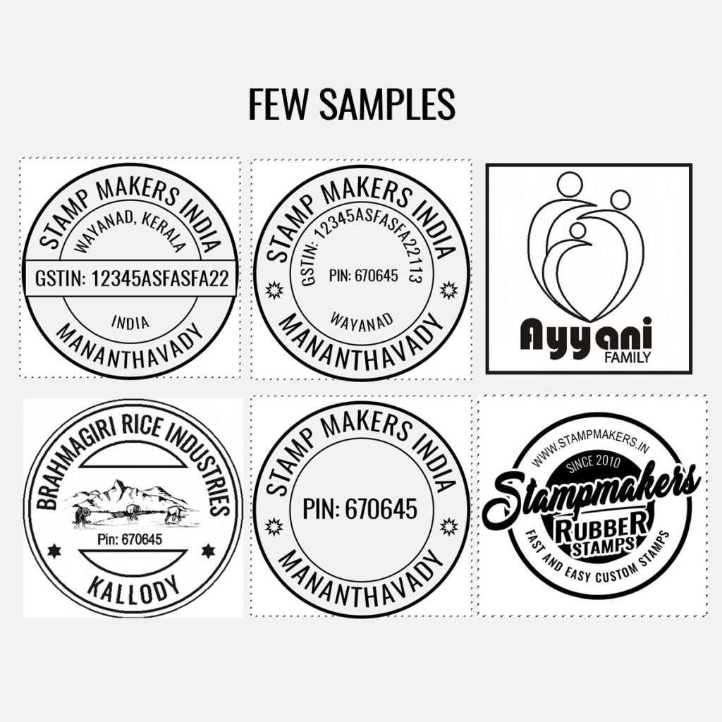 Mouse Stamp | Round Pocket Stamp | Round stamp