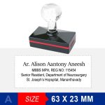 Doctor Stamp, Pre ink stamp for Doctor with crystal handle, Doctors ...