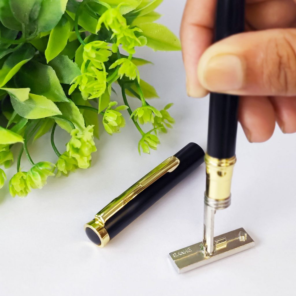 Name Engraved Pen Stamp, Pen with name and stamp / Pen stamp with name ...