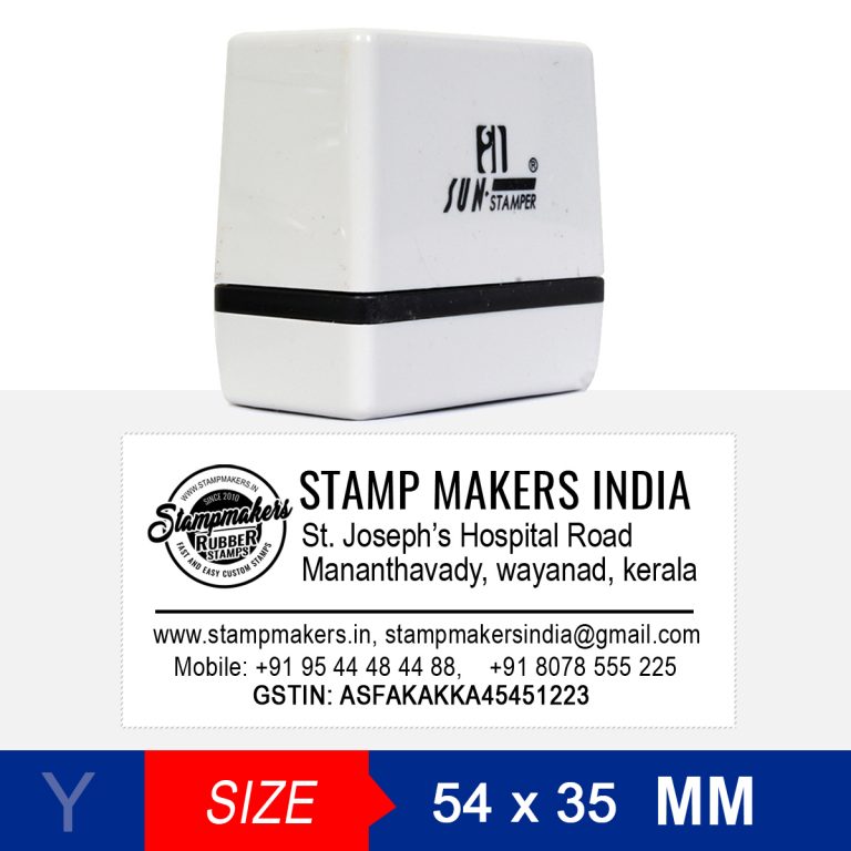 Address Stamp with Logo – Online Stamp Makers India, Stamp Makers ...