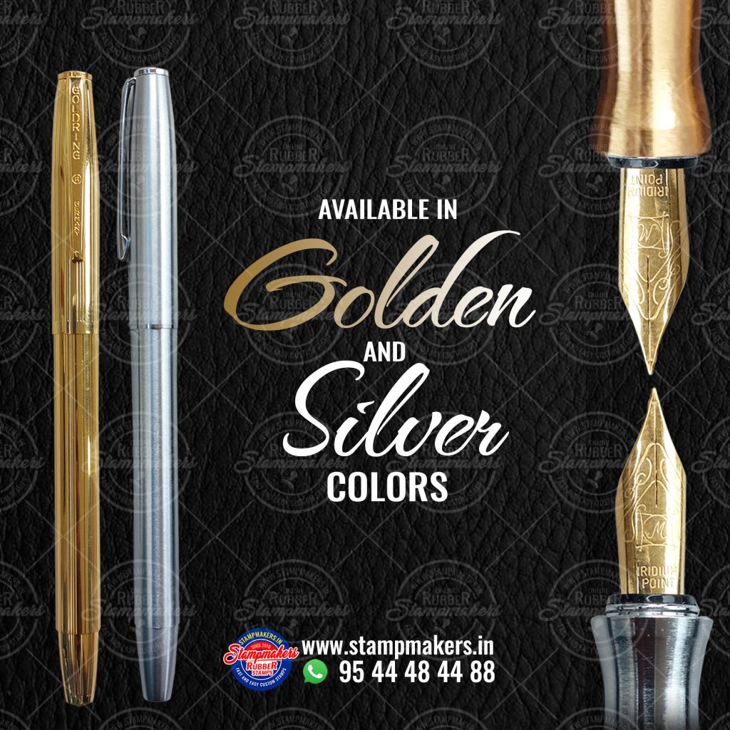 Fountain Pen Stamp / Fountain Pen with Stamp / Stamping Fountain Pen