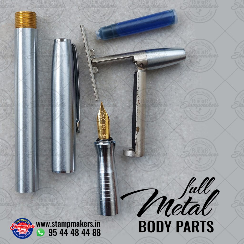 Fountain Pen Stamp / Fountain Pen with Stamp / Stamping Fountain Pen