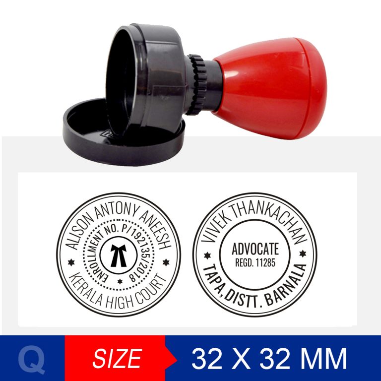 Advocate Round Stamp, Round Stamp for Advocate, Office round stamp for ...