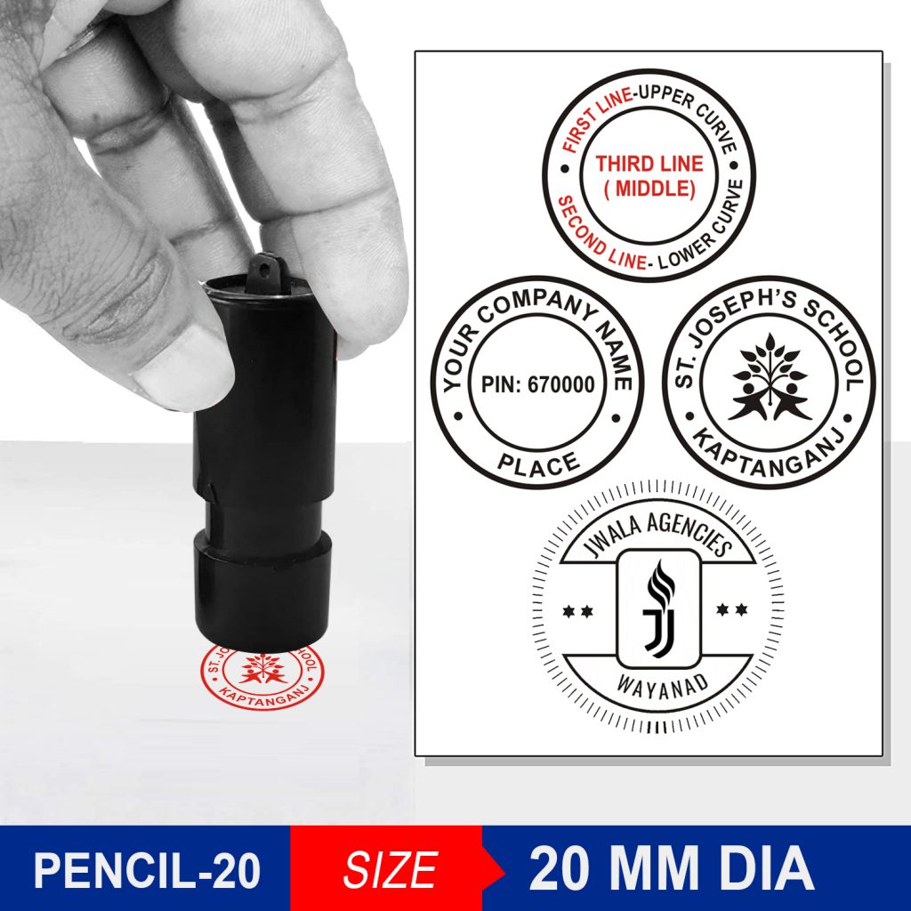 Round Stamp 20MM / Pencil Stamp