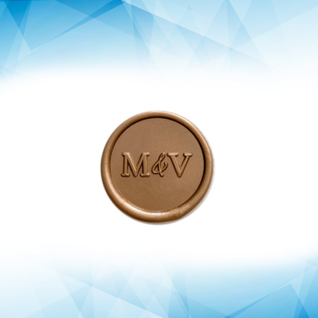 18 mm Wax Seal / Metal Monogram / Brass Monogram / Monogram