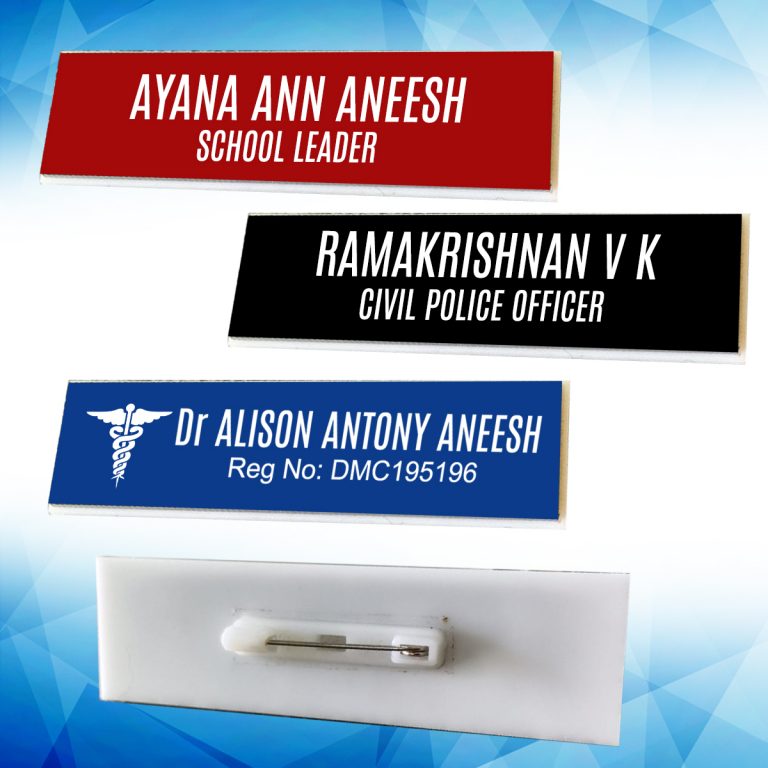 pocket name plate, pocket name badge for Doctors, Doctors Name Badge ...