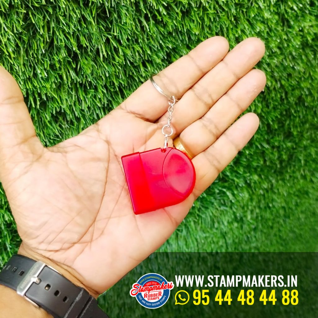 Key Chain Stamp / Key Chain Seal, Key Chain Pocket Stamp, Pocket Stamp ...