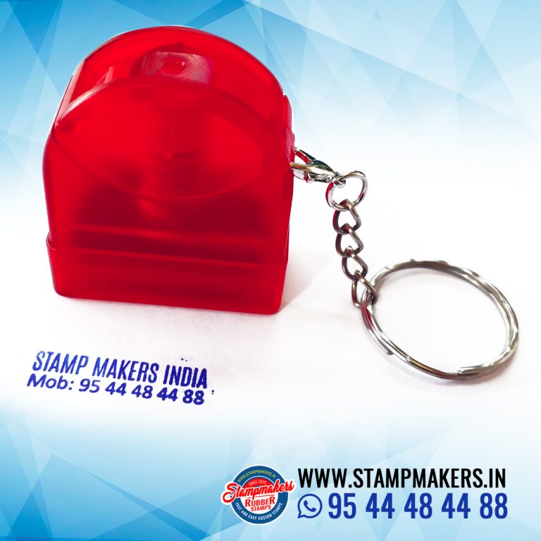 Key Chain Stamp / Key Chain Seal, Key Chain Pocket Stamp, Pocket Stamp ...