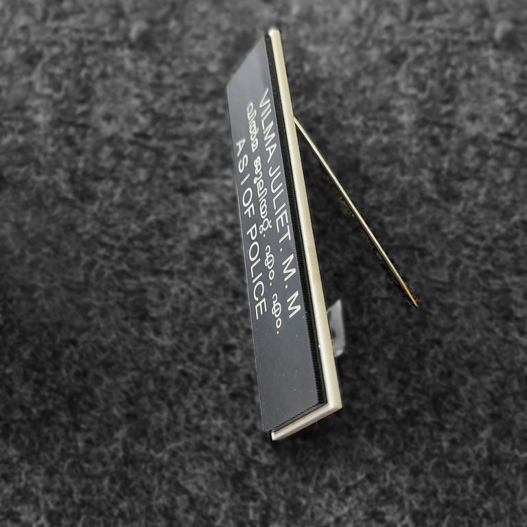 Police Pocket Name Plate, pocket name badge for Doctors, Doctors Name ...