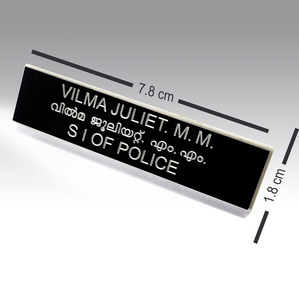 Police Pocket Name Plate, pocket name badge for Doctors, Doctors Name ...